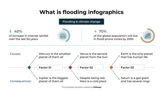 What is Flooding Infographics Template