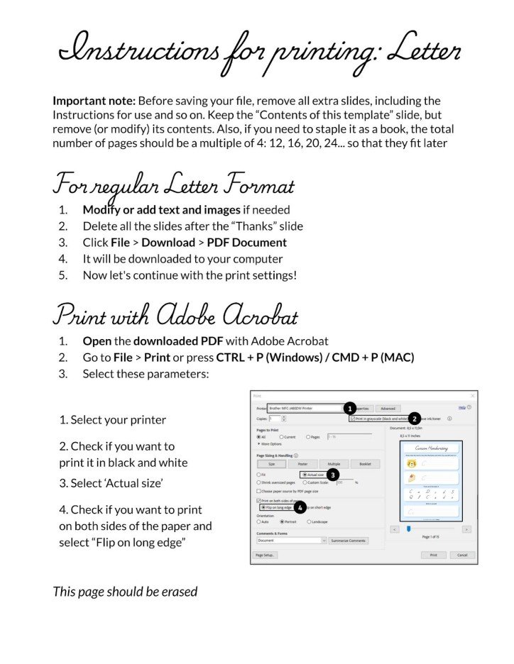 Cursive Handwriting Practice Handout Presentation
