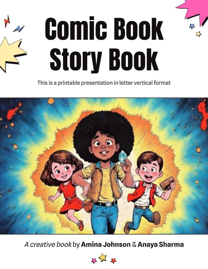 Comic Book Story Book Presentation