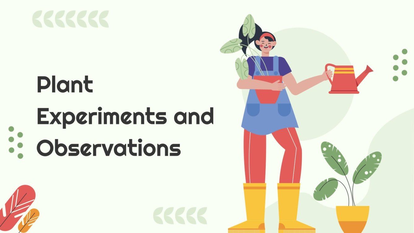 Free templates about plants for Google Slides and PowerPoint