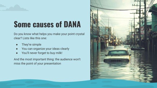 Natural Disasters: DANA Weather Phenomenon Presentation