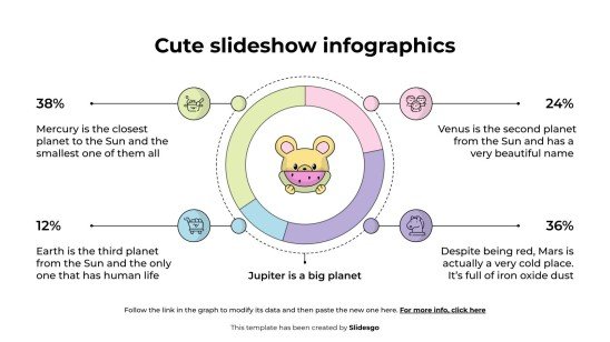 Cute Slideshow Infographics Presentation