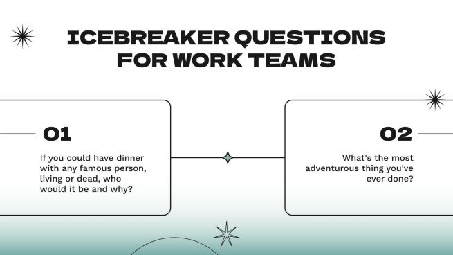 Icebreaker Questions for Work Teams Presentation