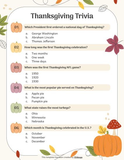Free Thanksgiving Google Slides themes and PPT templates