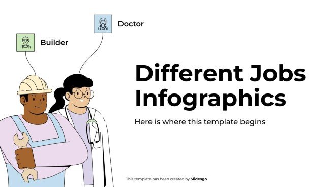 Different Jobs Infographics Template