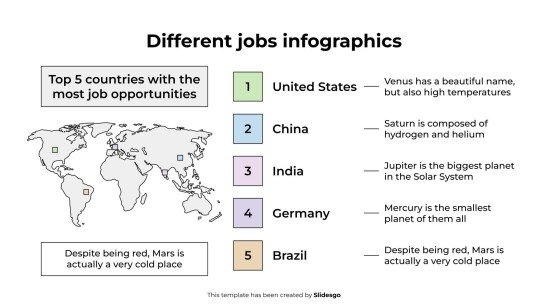 Different Jobs Infographics Template