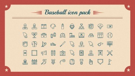 Baseball Icon Pack Template