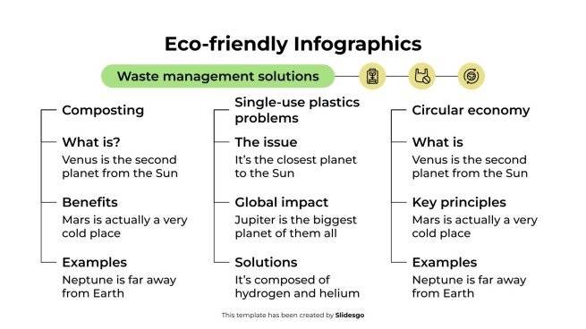 Eco-friendly Infographics Template