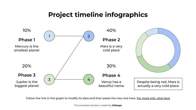 Project Timeline Infographics Template
