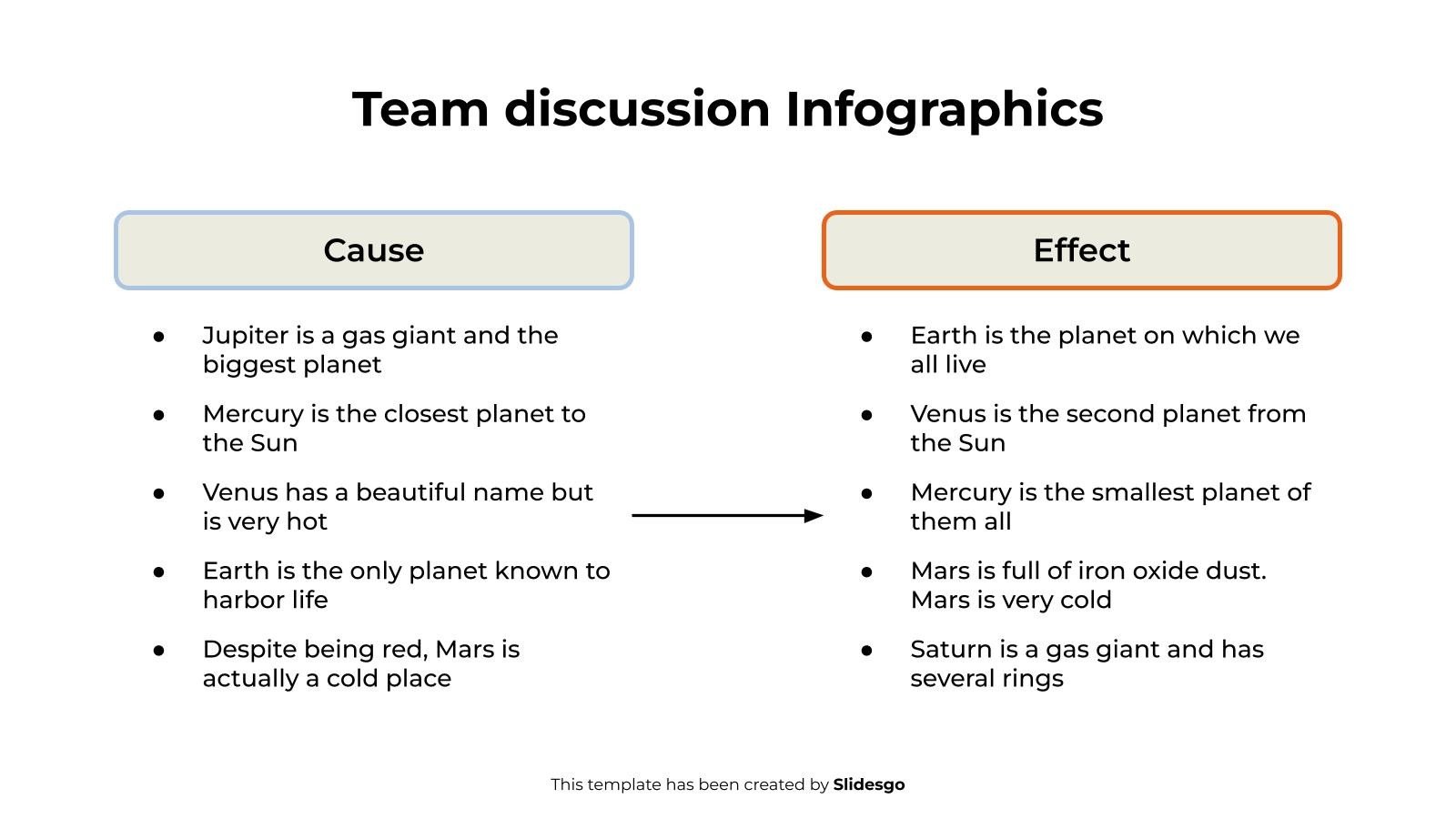Team Discussion Infographics Template