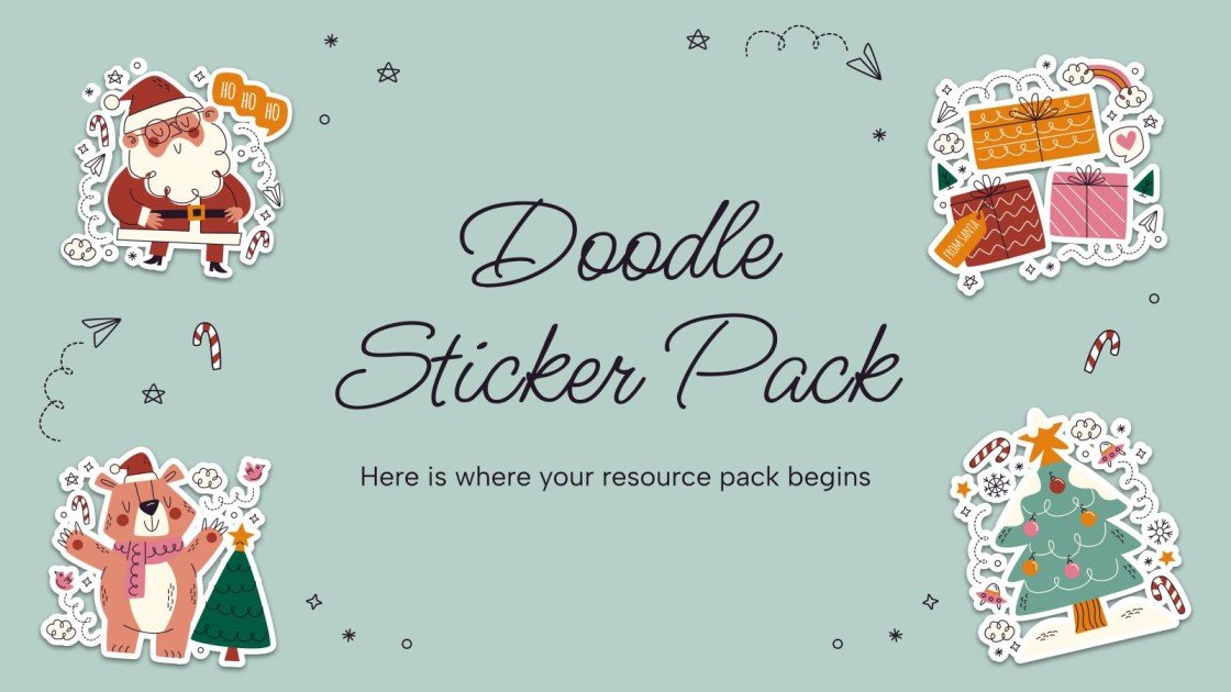 Free Sticker Pack Google Slides and Powerpoint templates