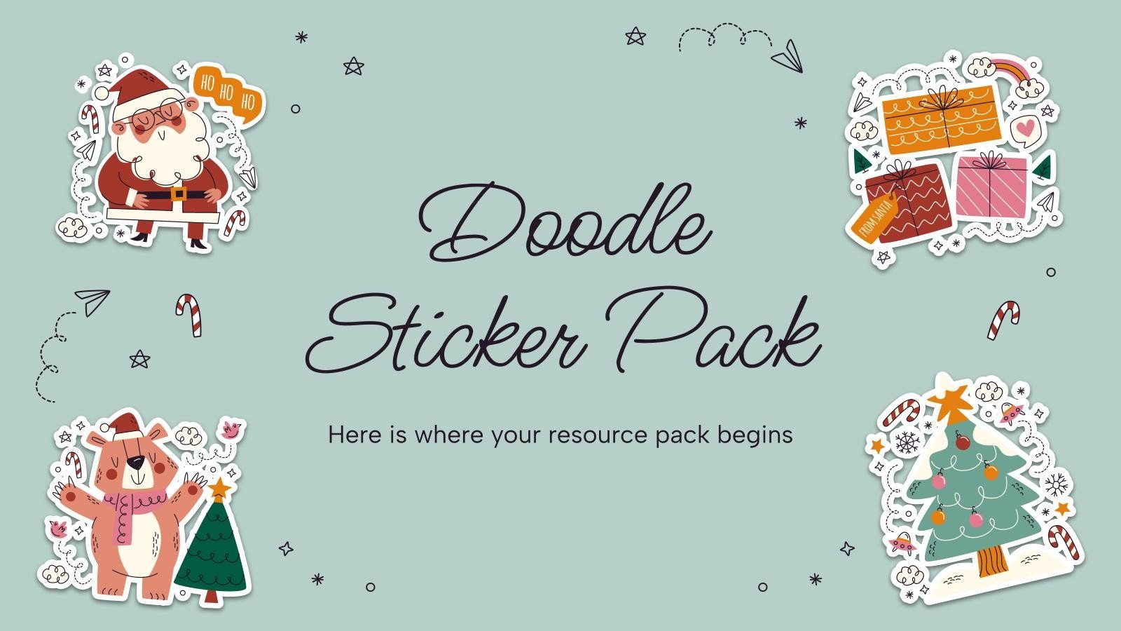 Free Sticker Pack Google Slides and Powerpoint templates