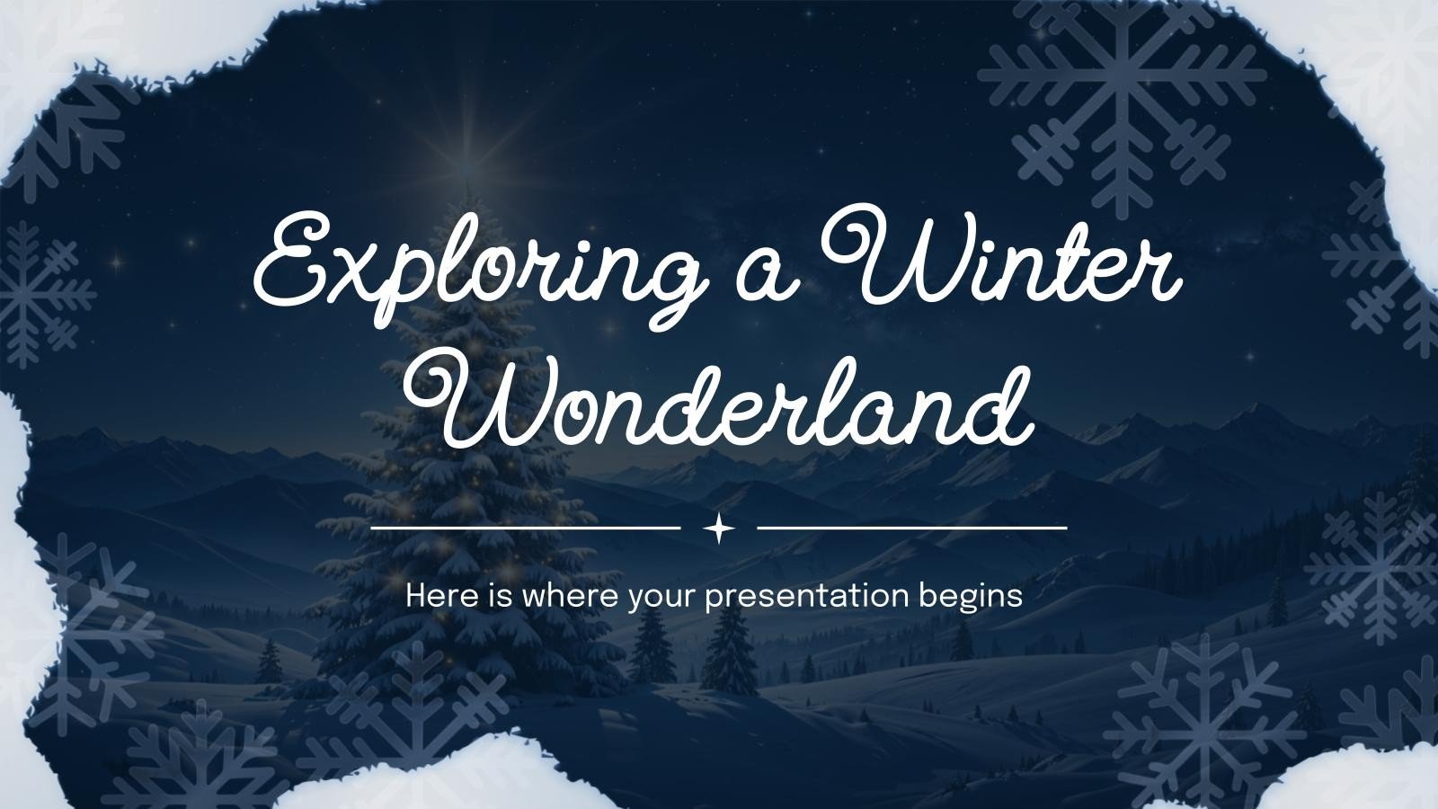 Exploring a Winter Wonderland Presentation
