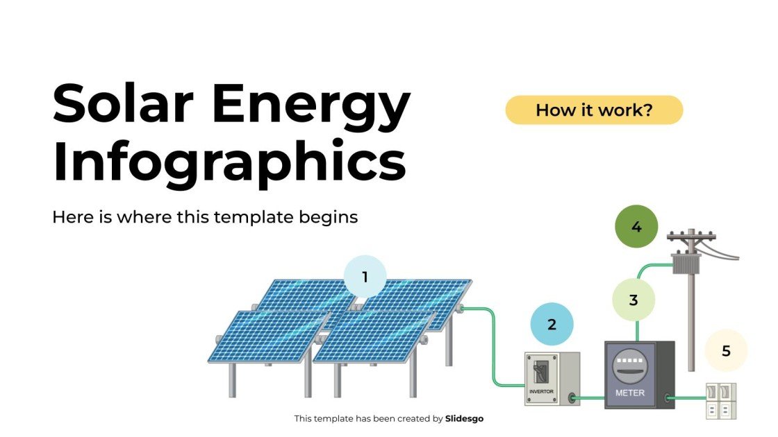 Solar Energy Infographics Template