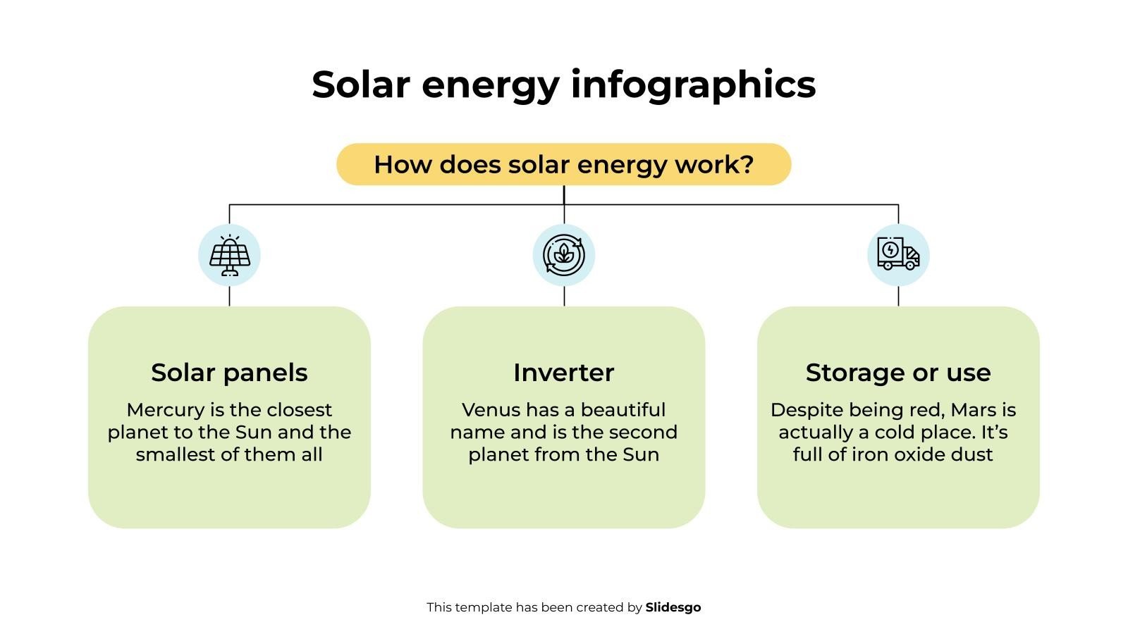 Solar Energy Infographics Template
