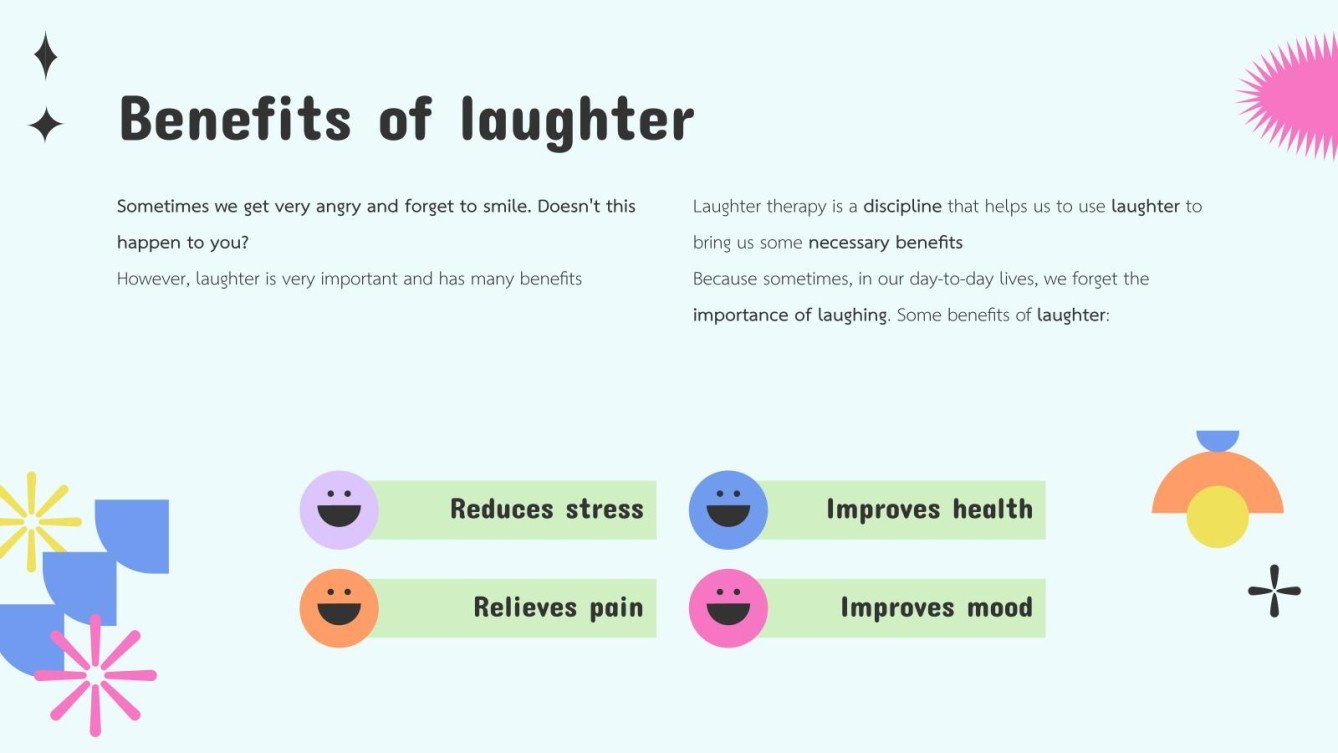 Benefits of Laughter Therapy Presentation