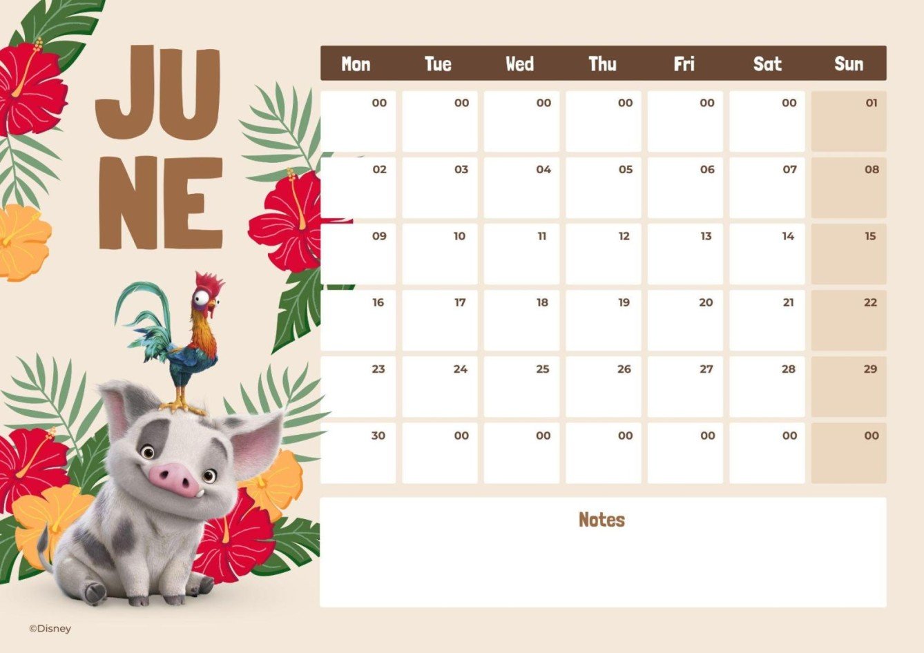 Free Google Slides and PowerPoint templates about Moana 2