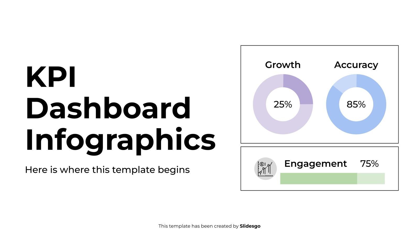 KPI Dashboard Infographics Template
