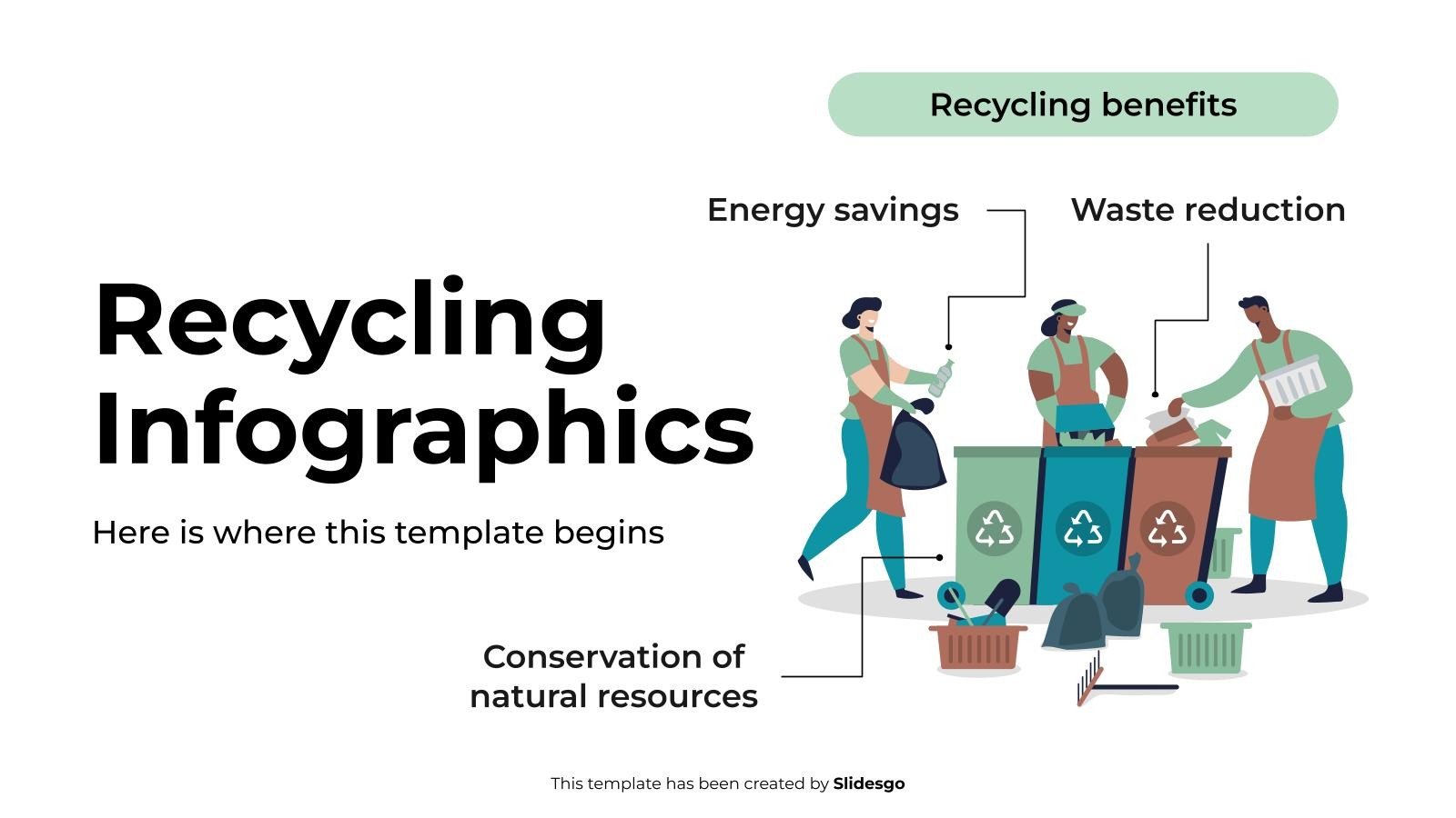 Recycling Infographics Template