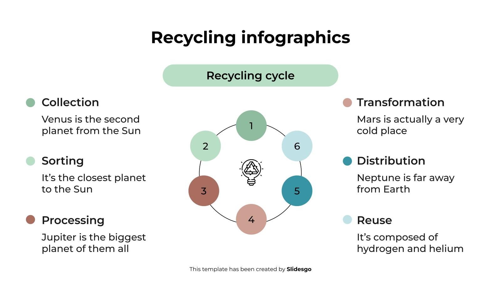 Recycling Infographics Template