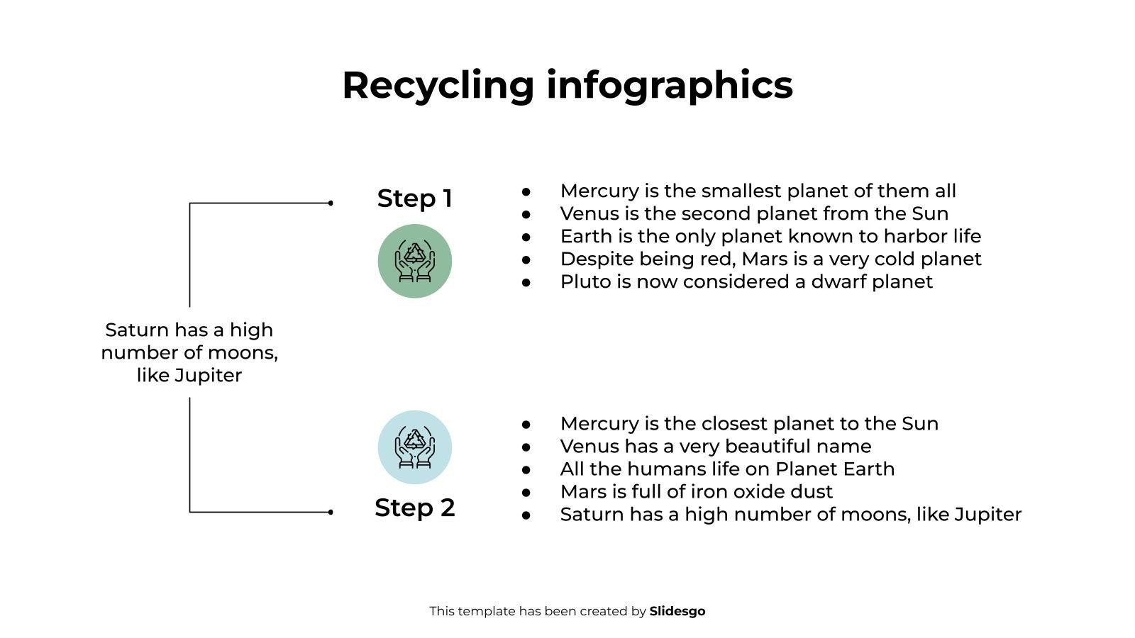 Recycling Infographics Template