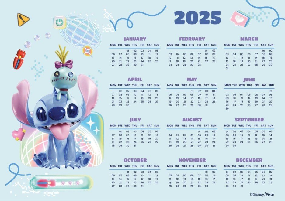 Lilo & Stitch Anual Calendar Presentation