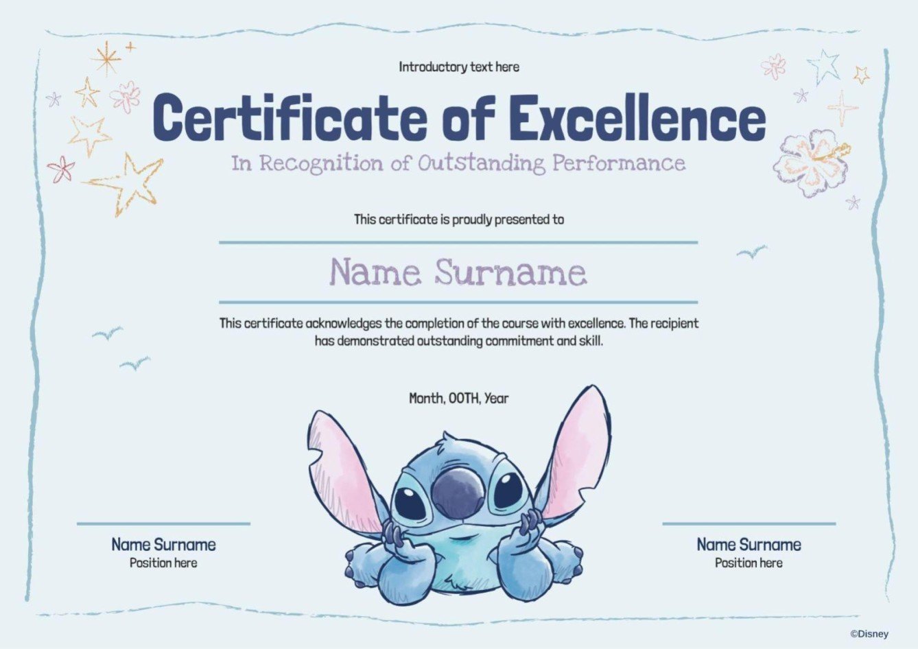 Lilo & Stitch PowerPoint & Google Slides templates