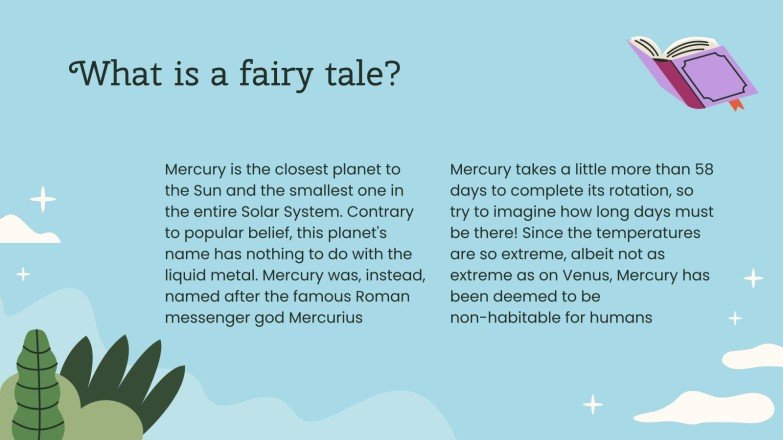 Create a Fairy Tale Story Presentation