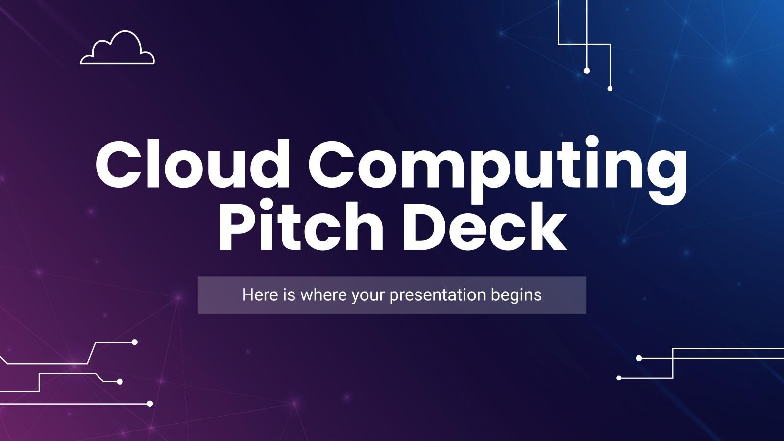Cloud Computing Pitch Deck Presentation