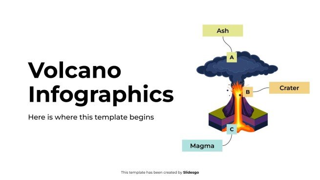 Free Google Slides themes & PPT templates about volcanoes
