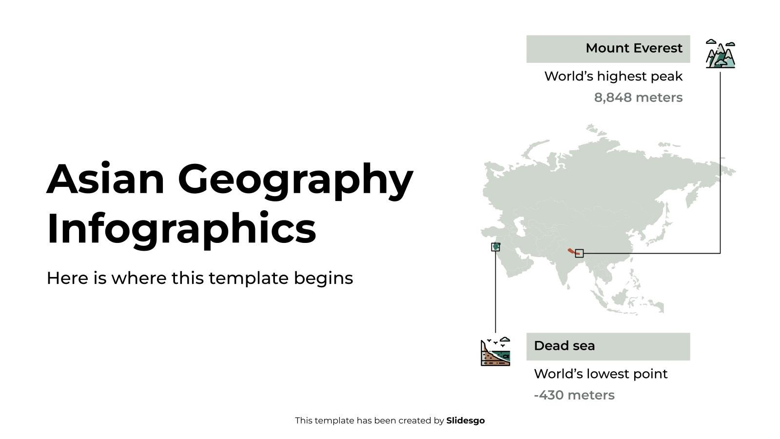Asian Geography Infographics Template