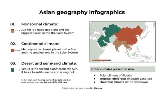 Asian Geography Infographics Template