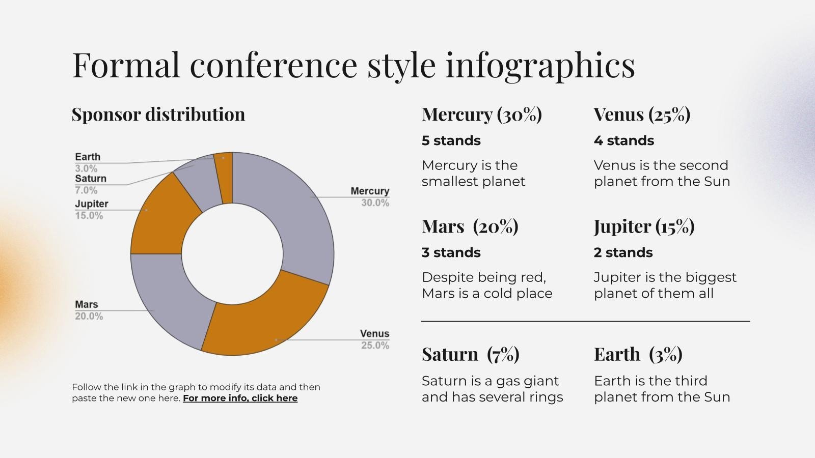 Formal Conference Style Infographics Template