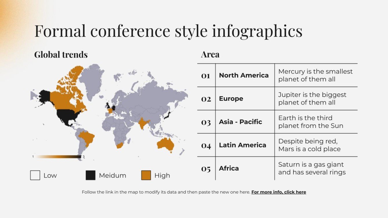 Formal Conference Style Infographics Template