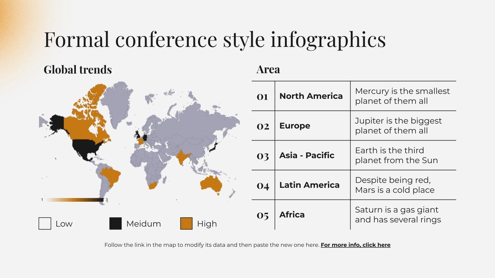 Formal Conference Style Infographics Template