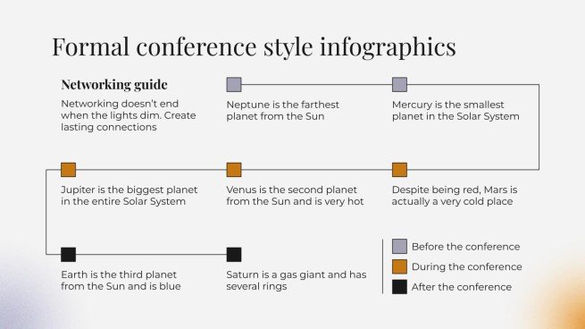 Formal Conference Style Infographics Template