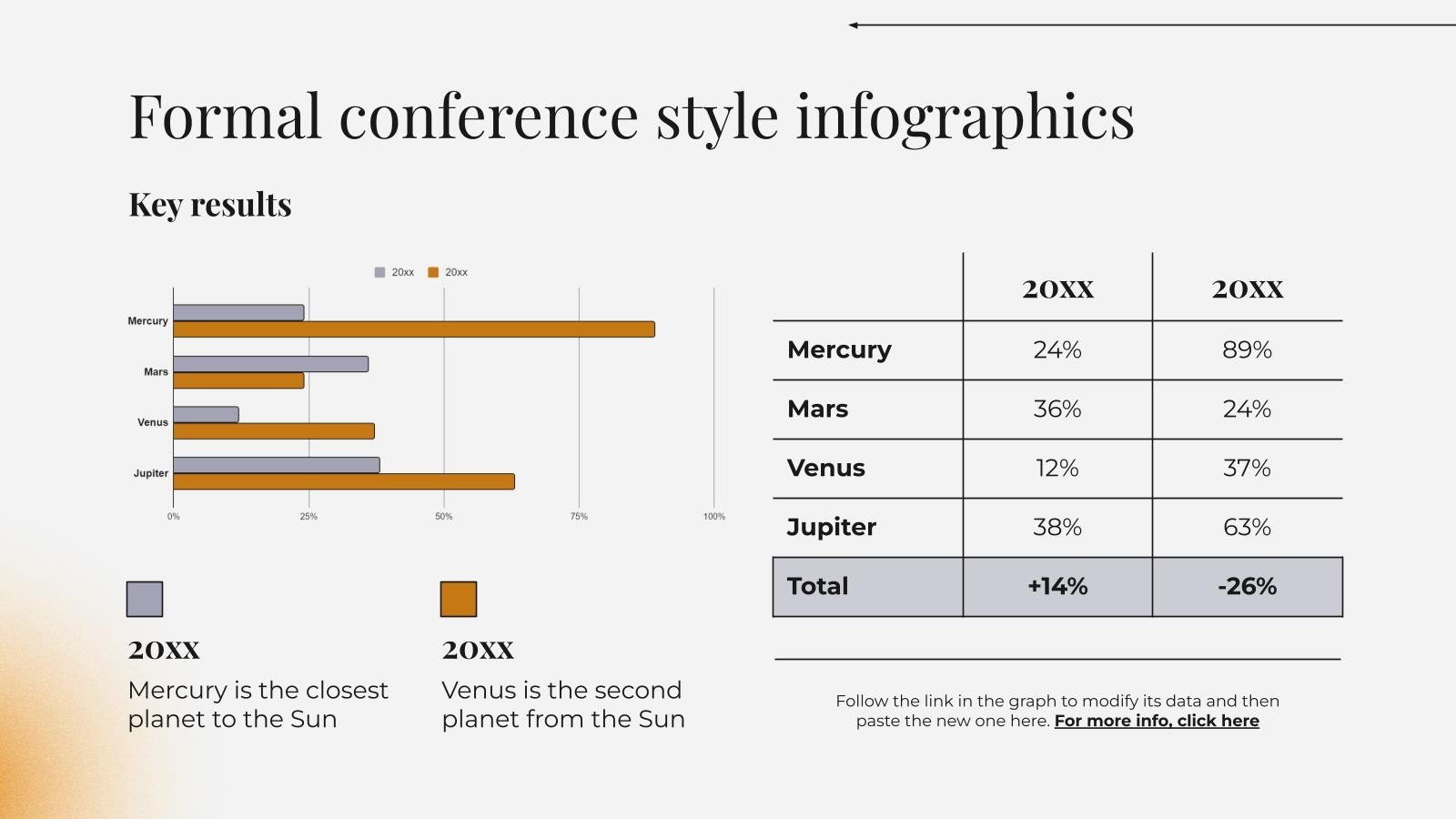 Formal Conference Style Infographics Template