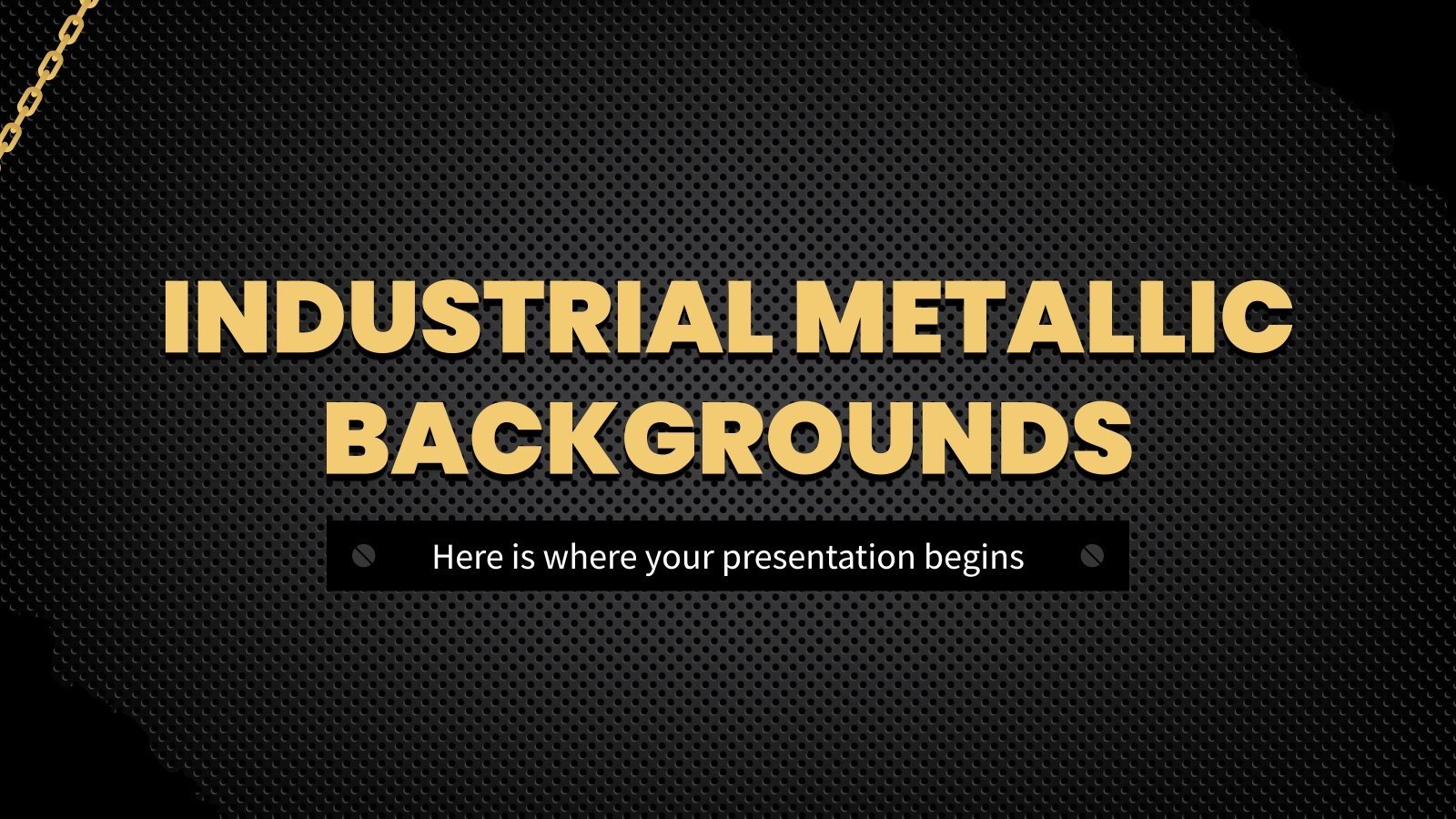 Industrial Metallic Backgrounds | Google Slides & PPT Theme