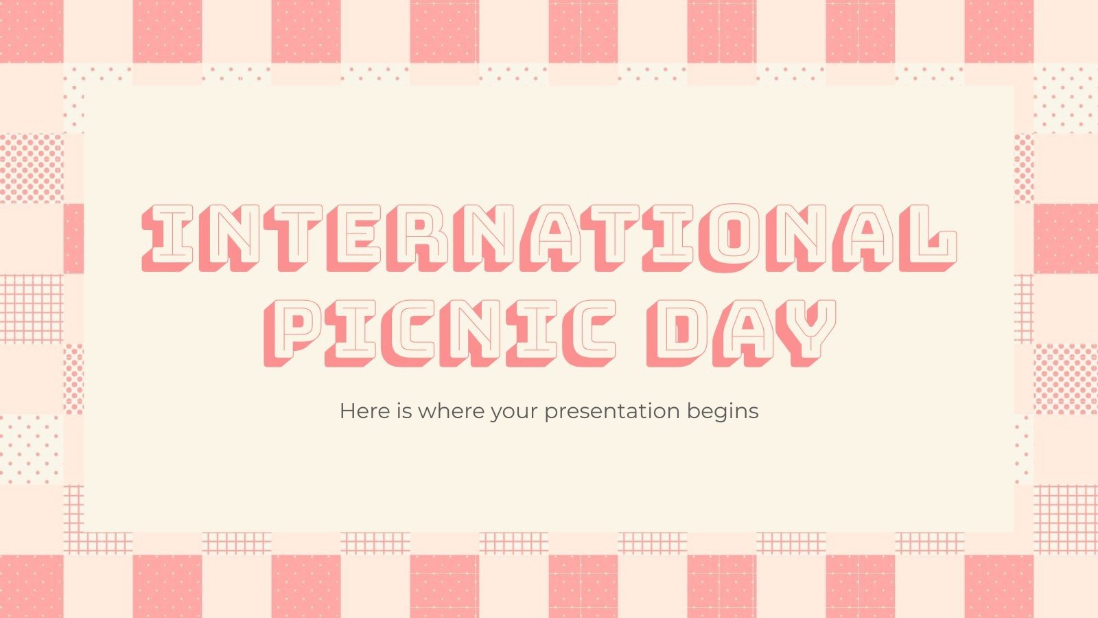 International Picnic Day | Google Slides & PPT template