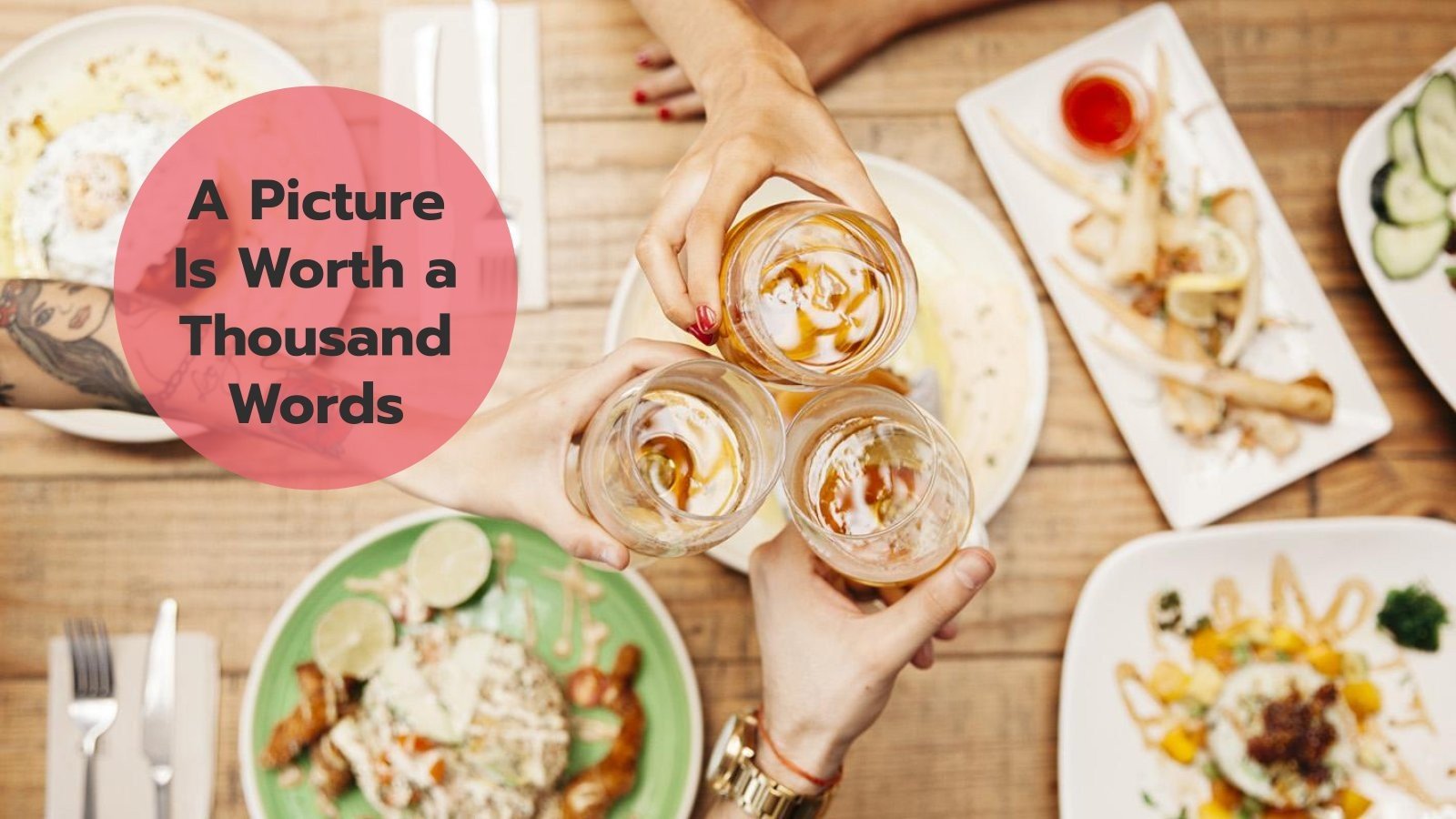 Translucent Food Restaurant Profile | Google Slides & PPT