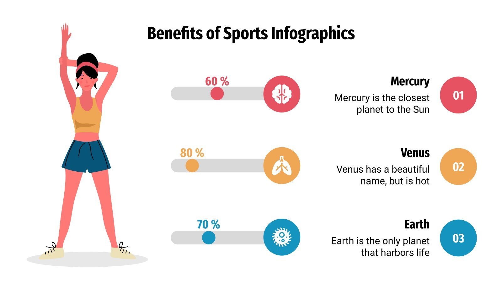 Benefits of Sports Infographics | Google Slides & PPT