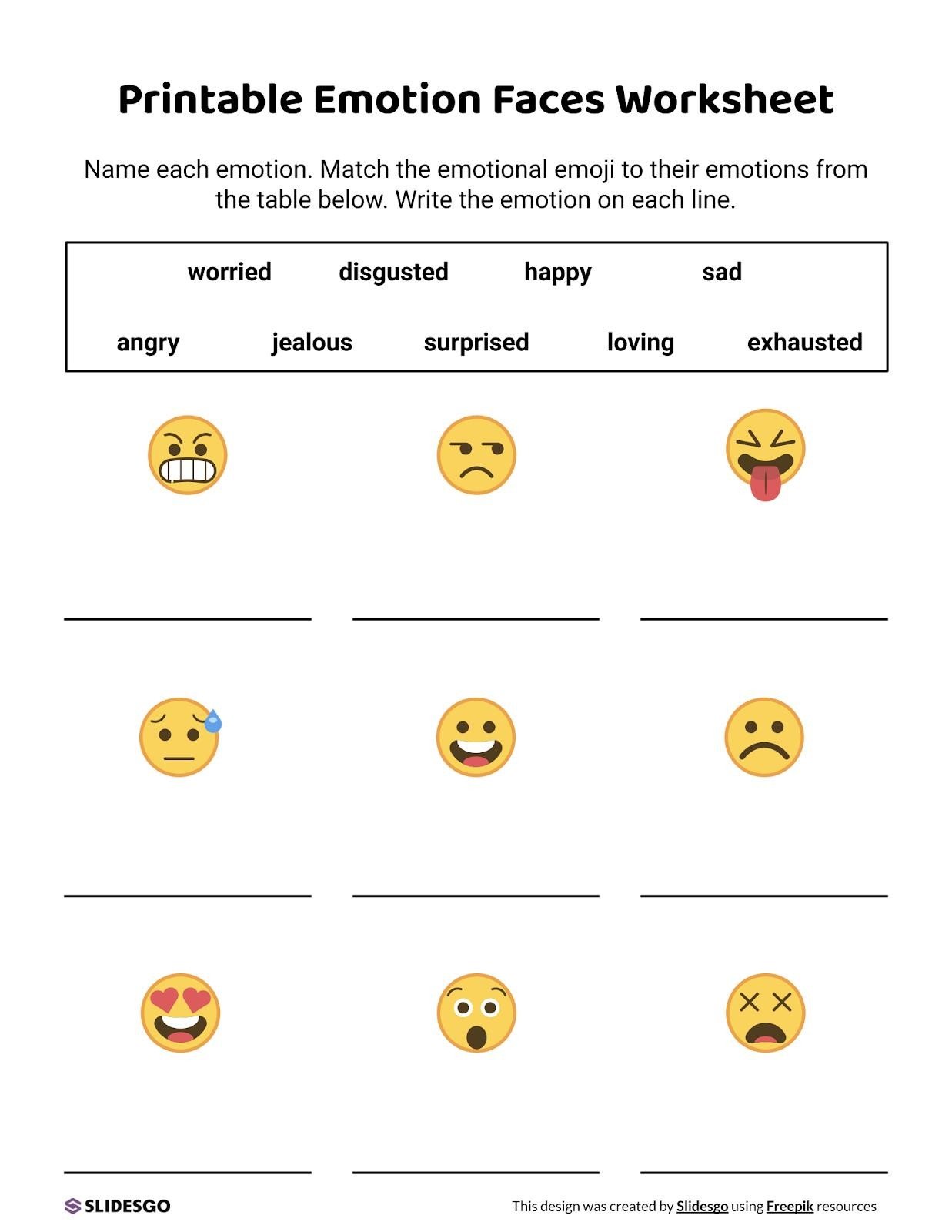 Free Google Slides & PowerPoint templates about emotions