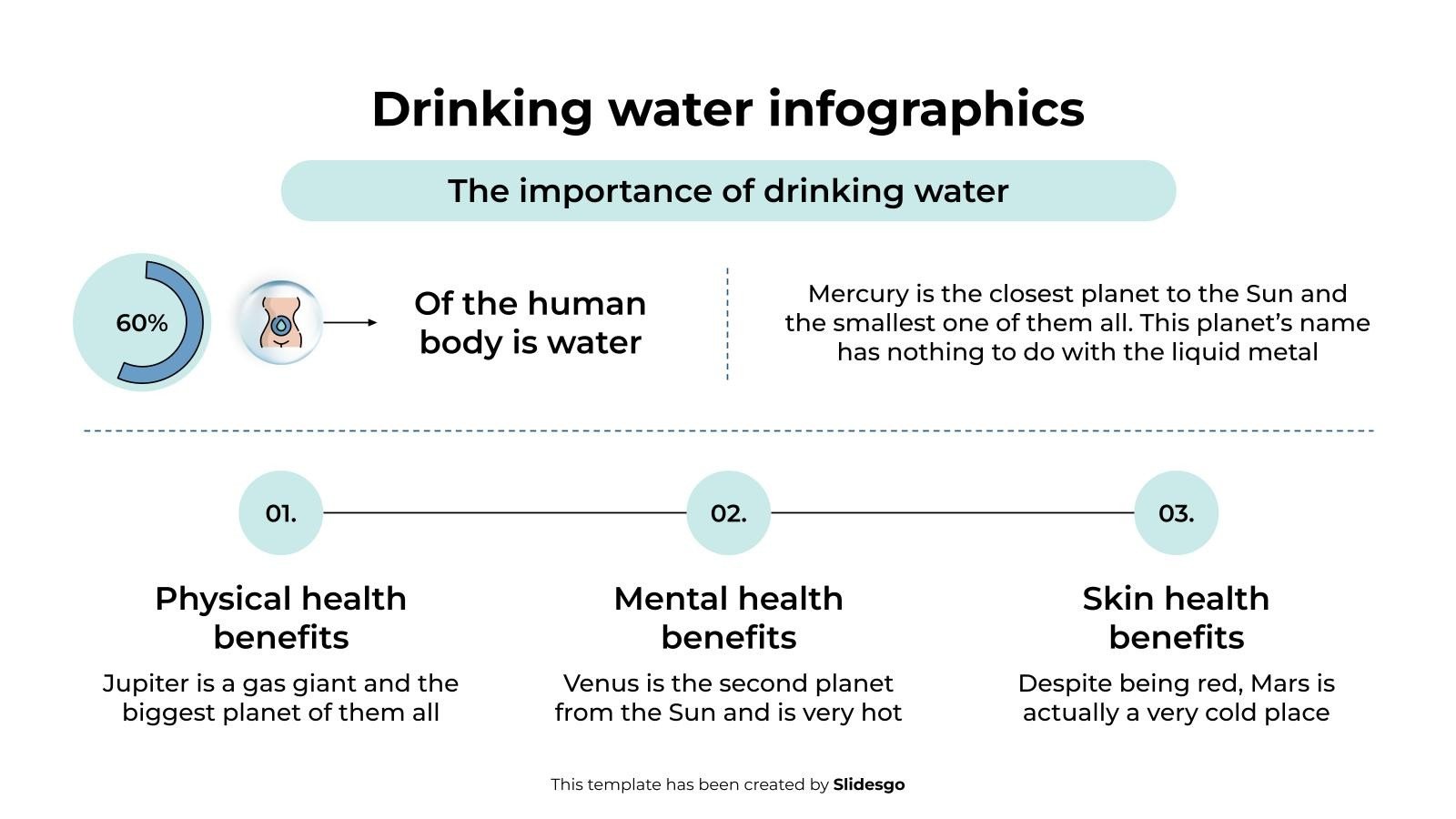 Drinking Water Infographics Template