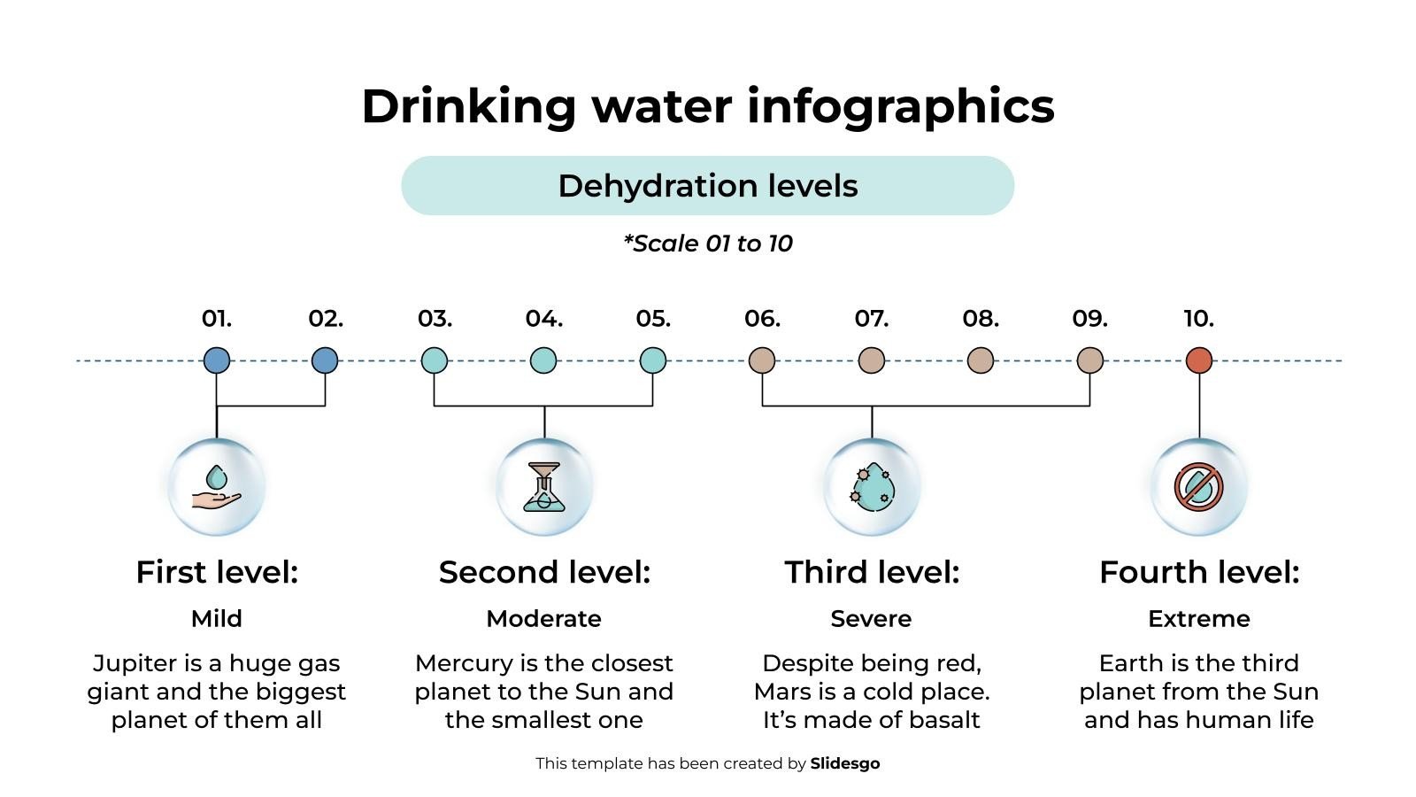 Drinking Water Infographics Template