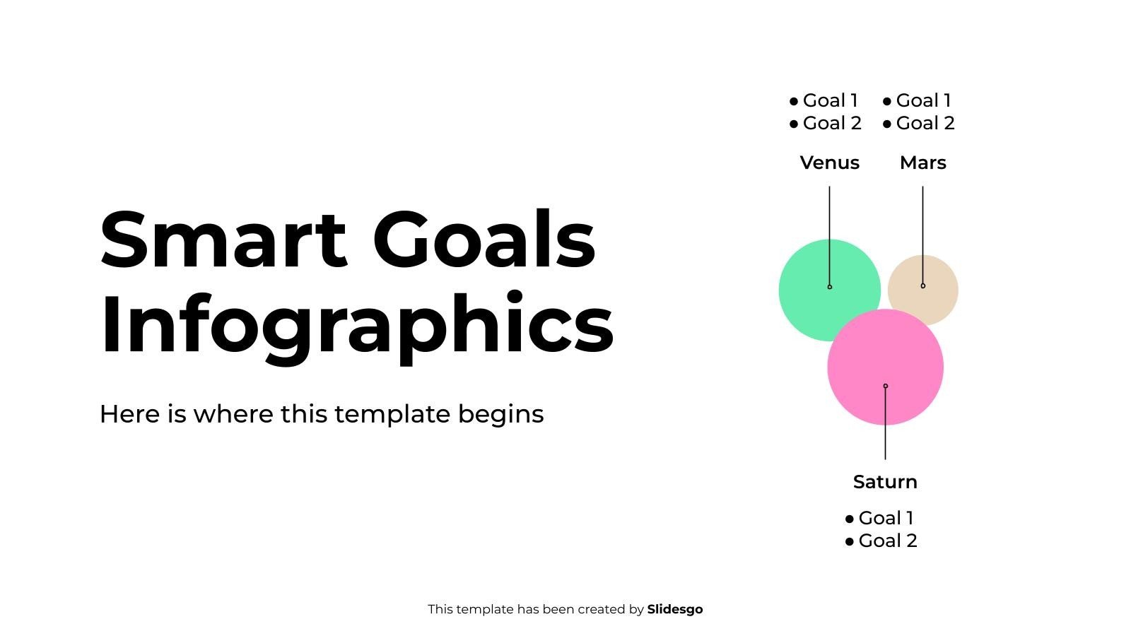Smart Goals Infographics Template