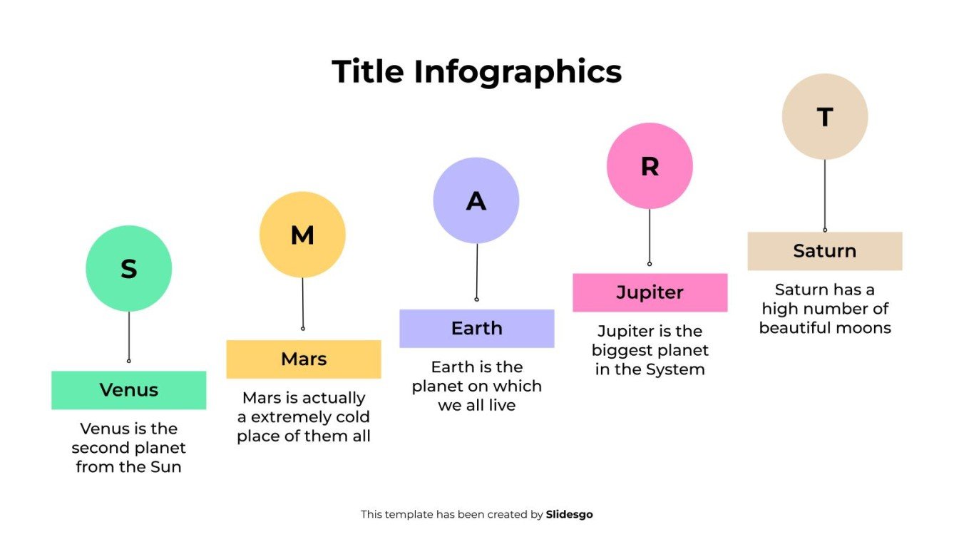 Smart Goals Infographics Template