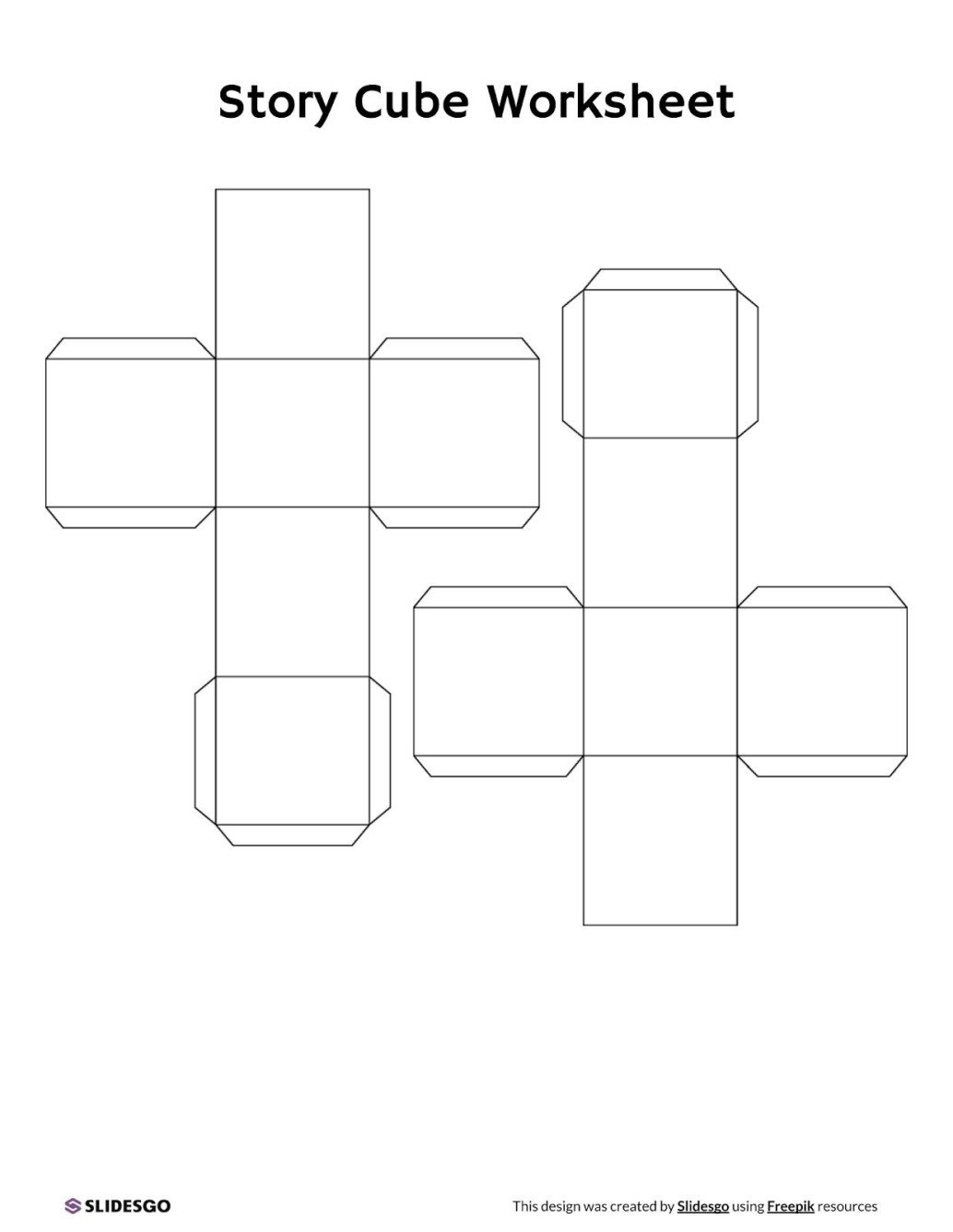 Story Cube Worksheet Presentation