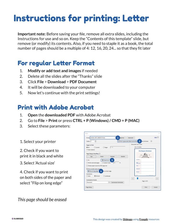 Plot Diagram Worksheet Template