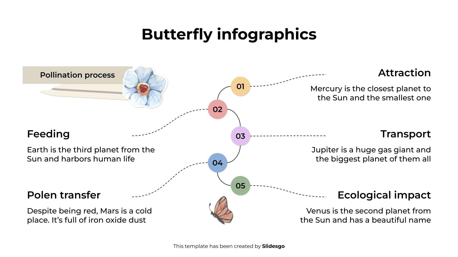 Butterfly Infographics Template