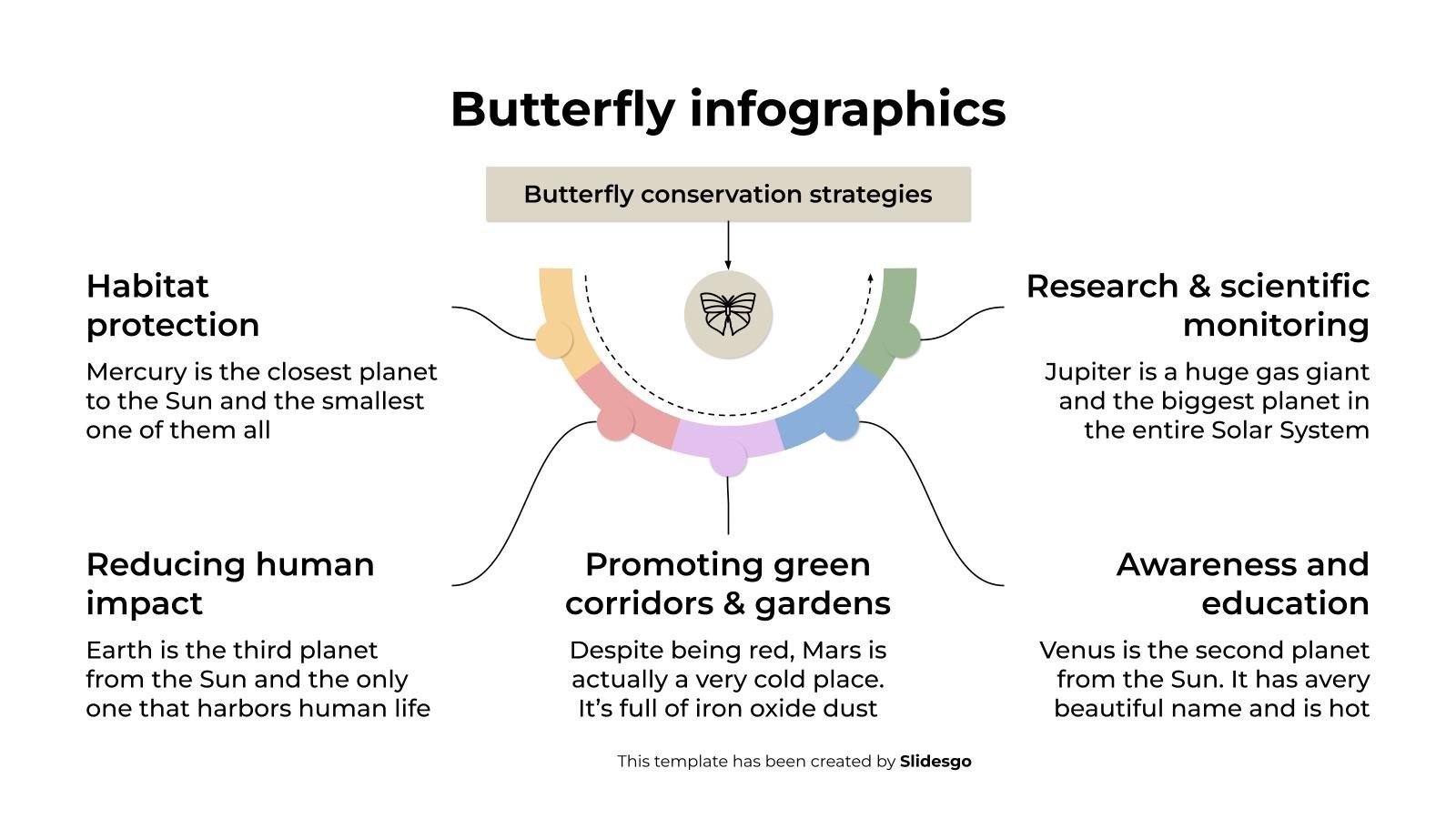 Butterfly Infographics Template